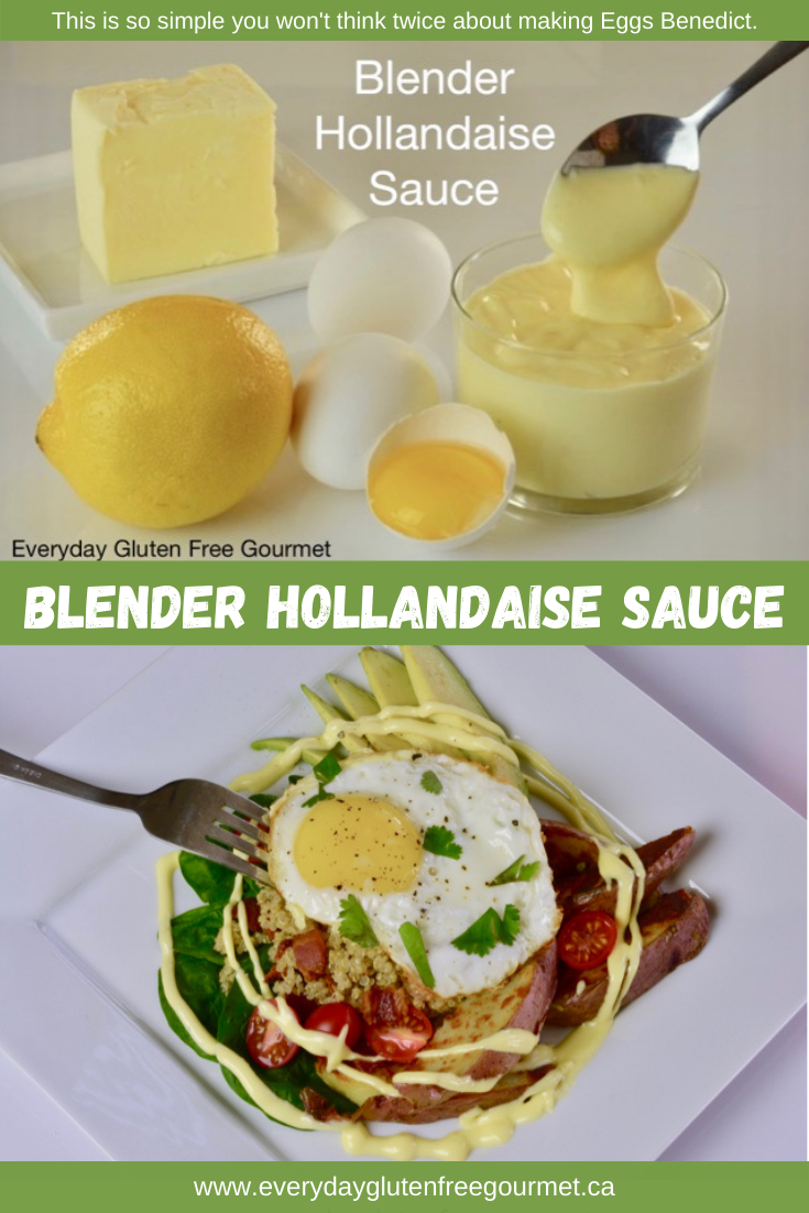 Blender Hollandaise Sauce - Everyday Gluten Free Gourmet